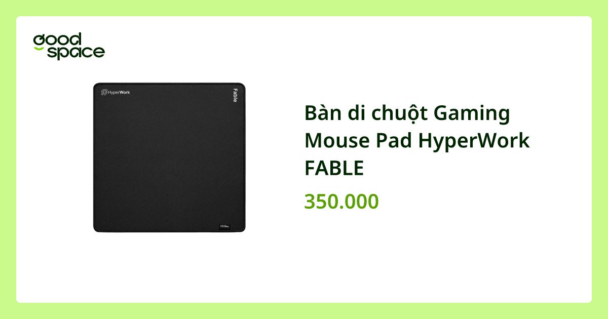Bàn di chuột Gaming Mouse Pad HyperWork FABLE chính hãng | 06/2025 ...